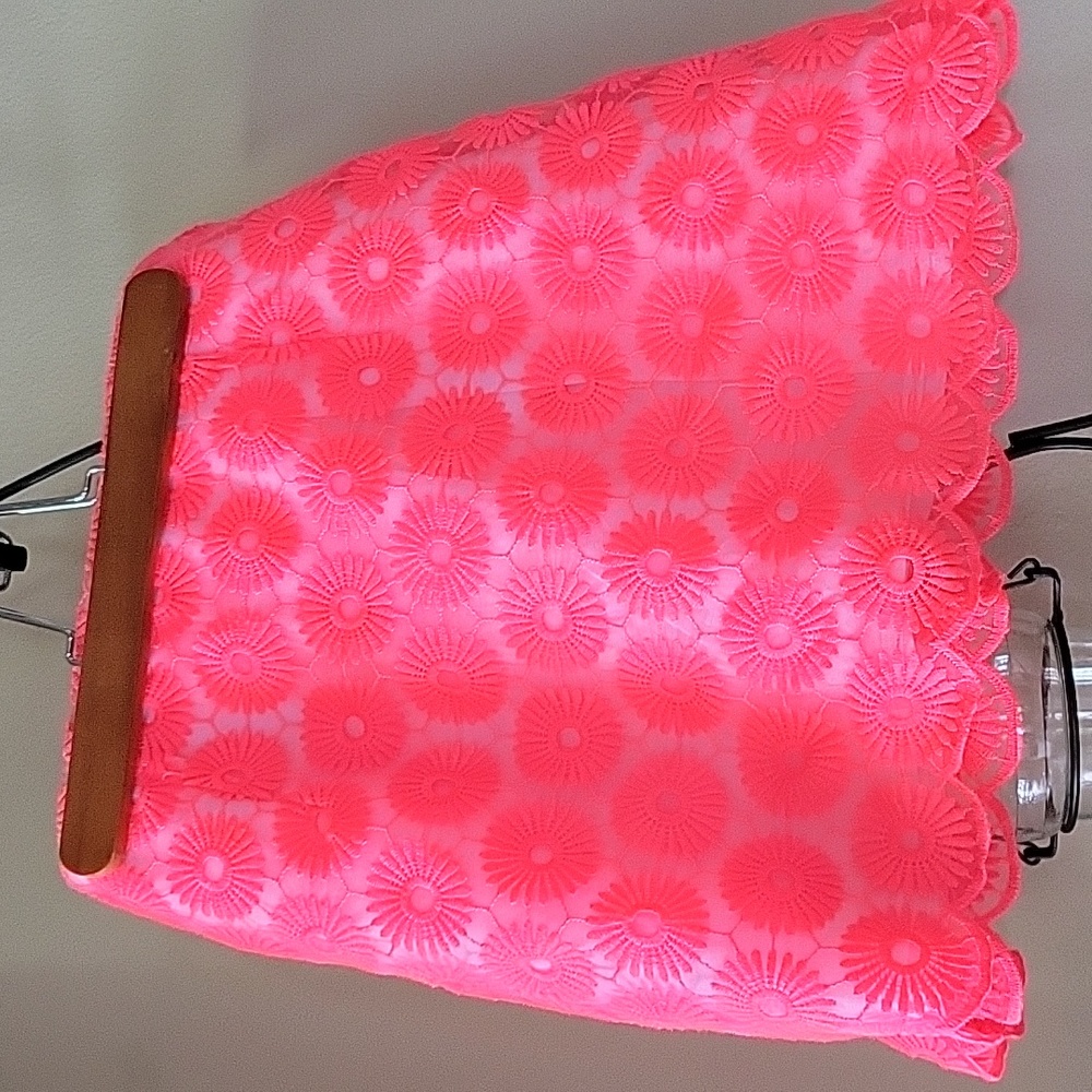 Layered & Embroidered Vibrant Lilly Pulitzer Skirt. - Gem